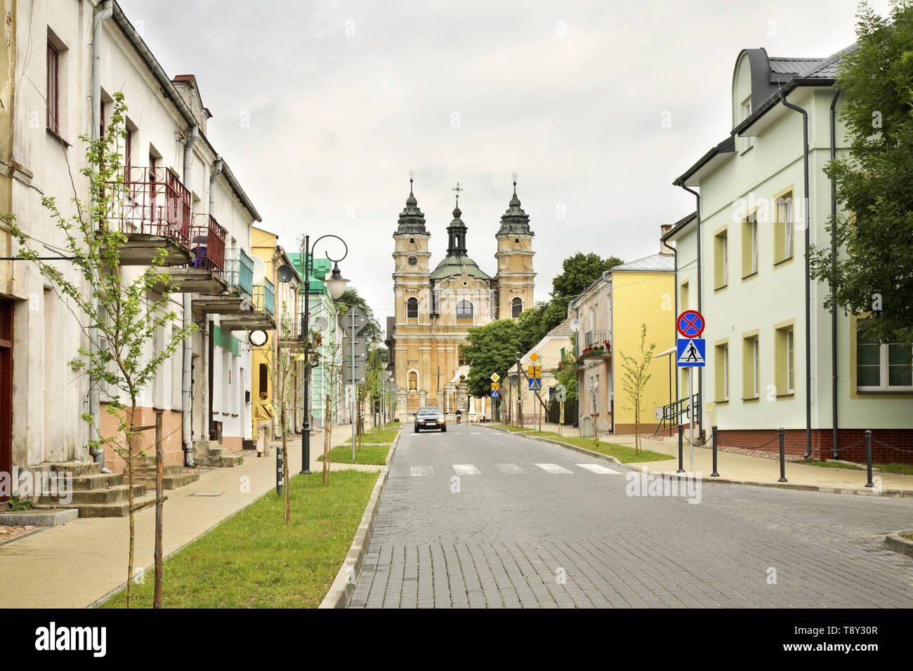 Church of St. Louis in Wlodawa. Poland Stock Photo - Alamy