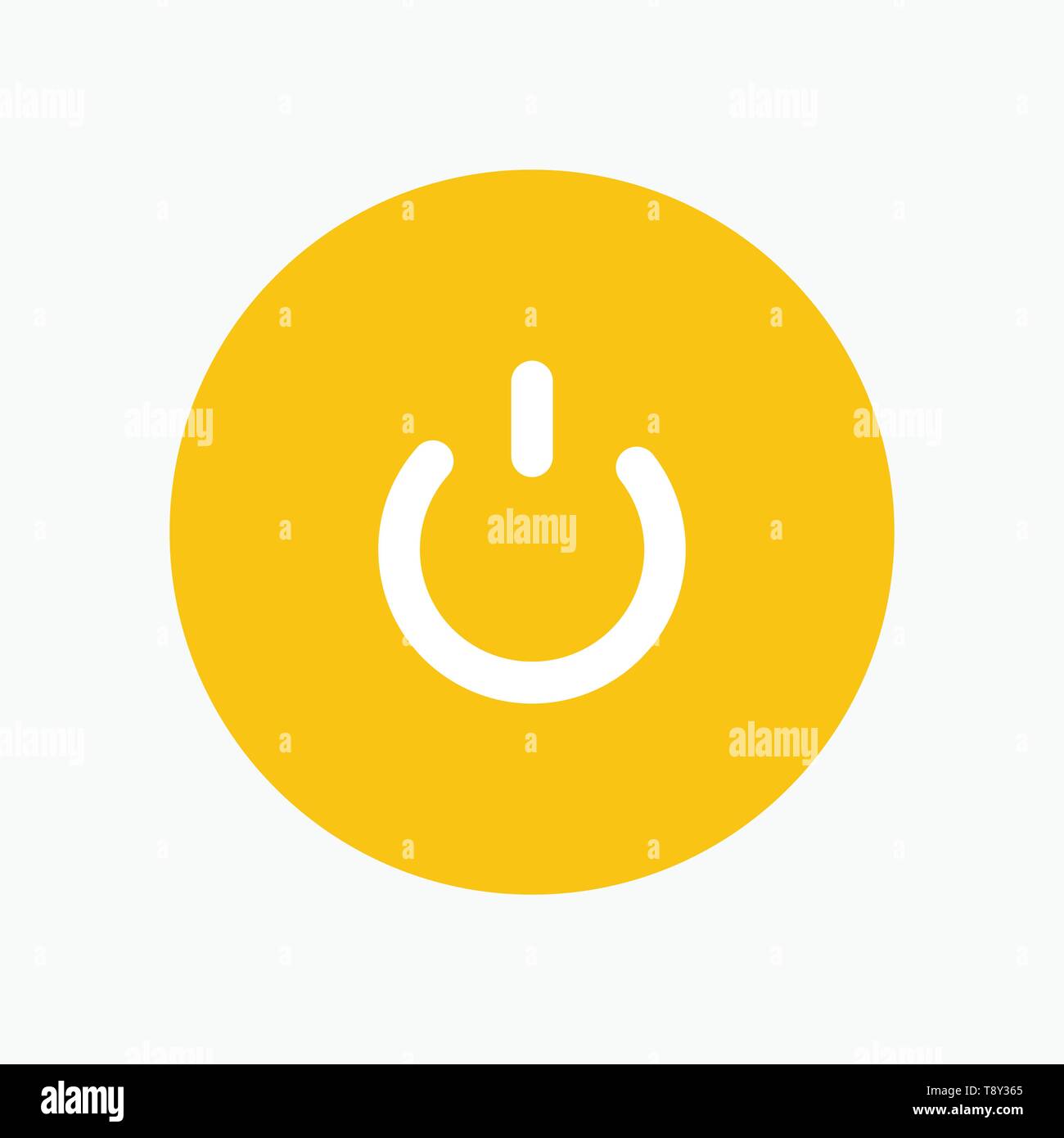 Shiny red turn off button Stock Vector Images - Alamy