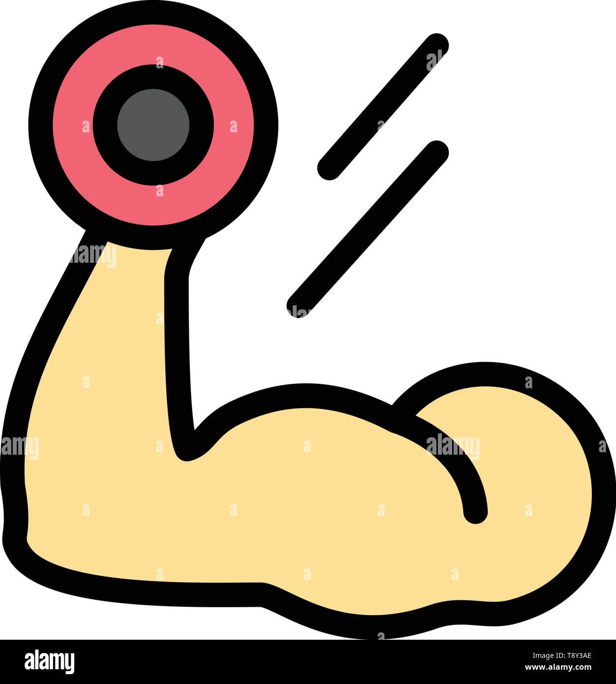 Muscle growth vector vectors hi-res stock photography and images - Alamy