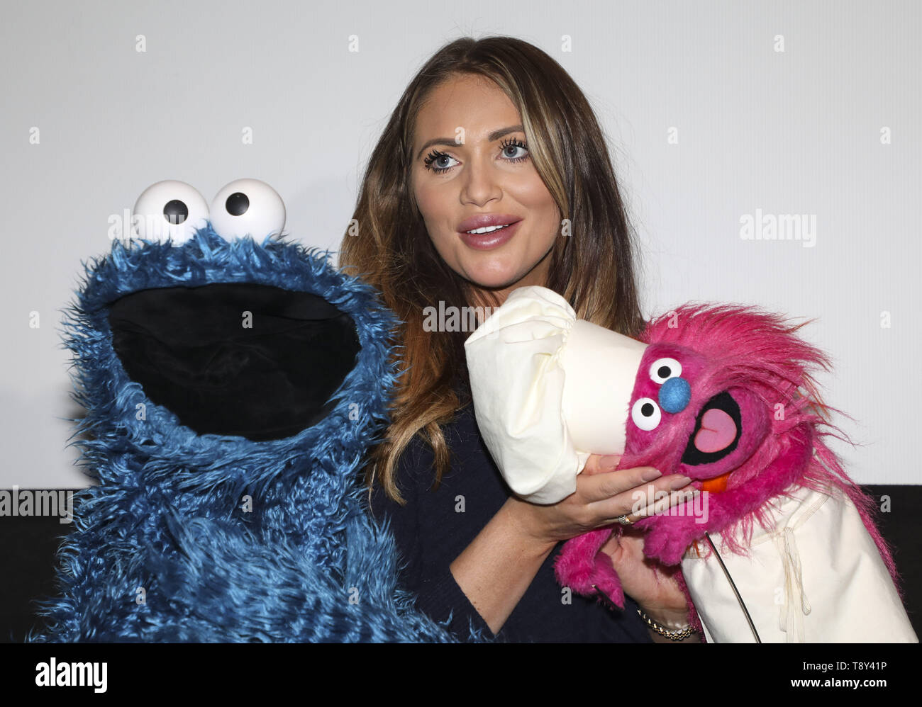 TV personality Amy Childs and her daughter Polly attend 'Cookie Monster ...