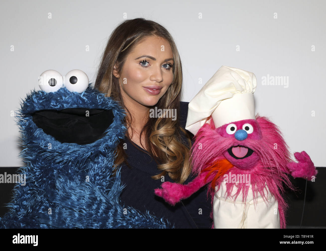 TV personality Amy Childs and her daughter Polly attend 'Cookie Monster ...