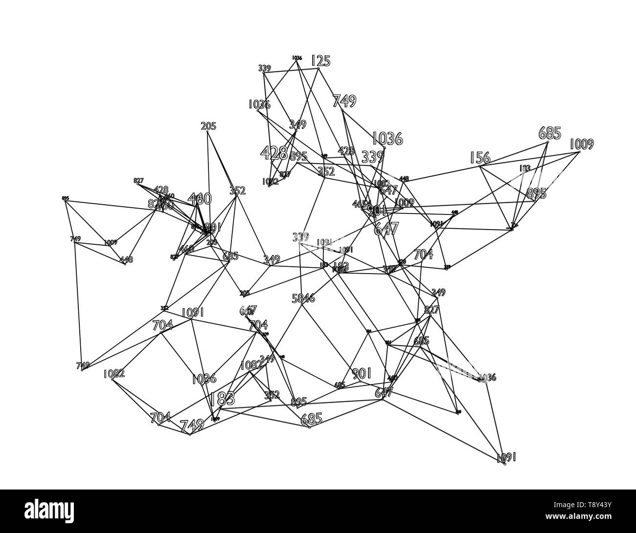 Abstract word cloud Outline. Vector Stock Vector Image & Art - Alamy