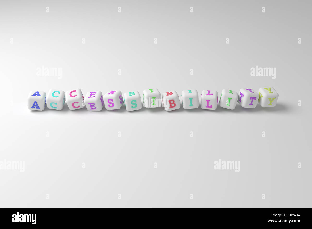 Accessibility computer ICT keyword. Graphic resource, texture or ...