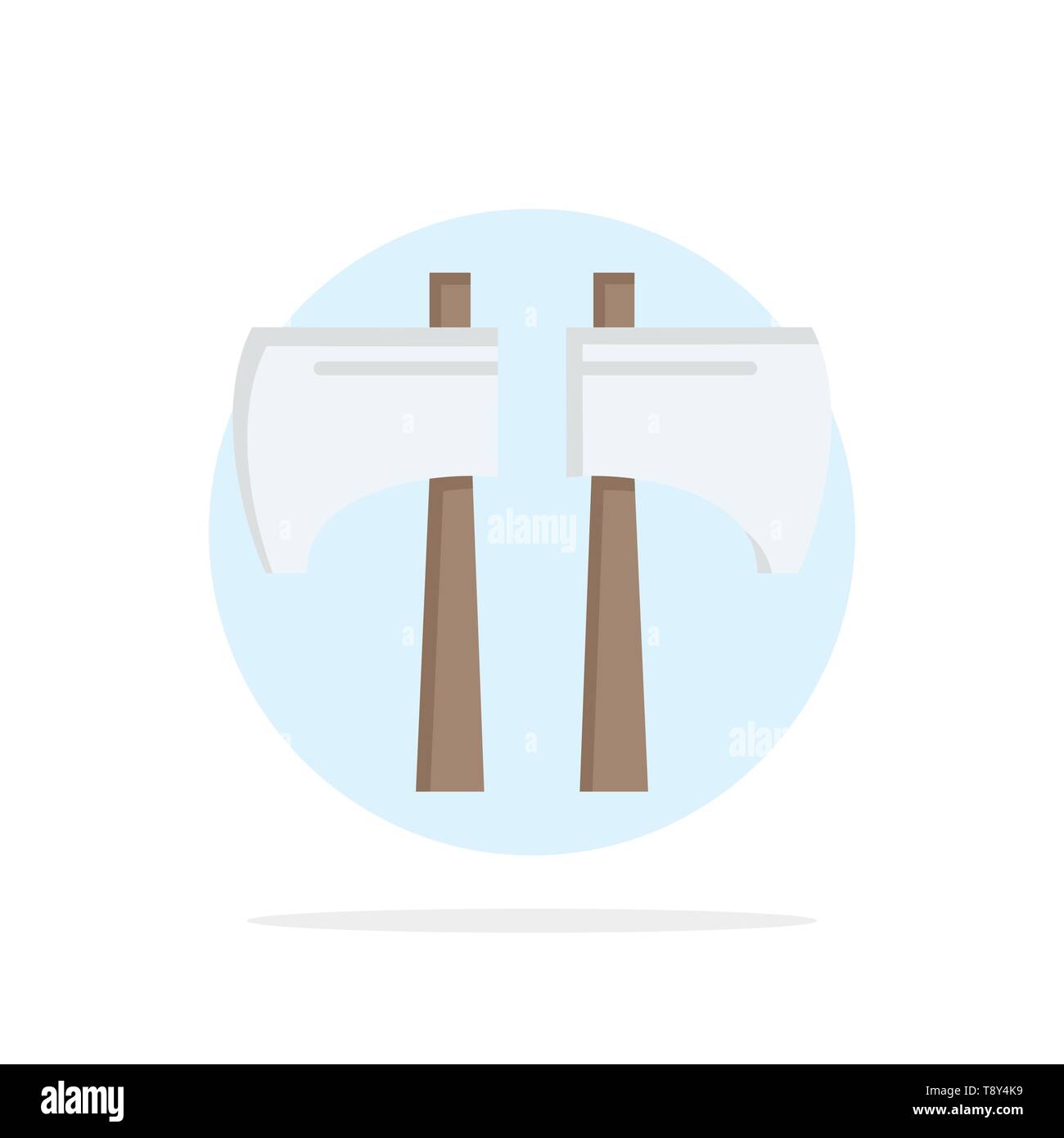 Simple black white axe cartoon Cut Out Stock Images & Pictures - Alamy