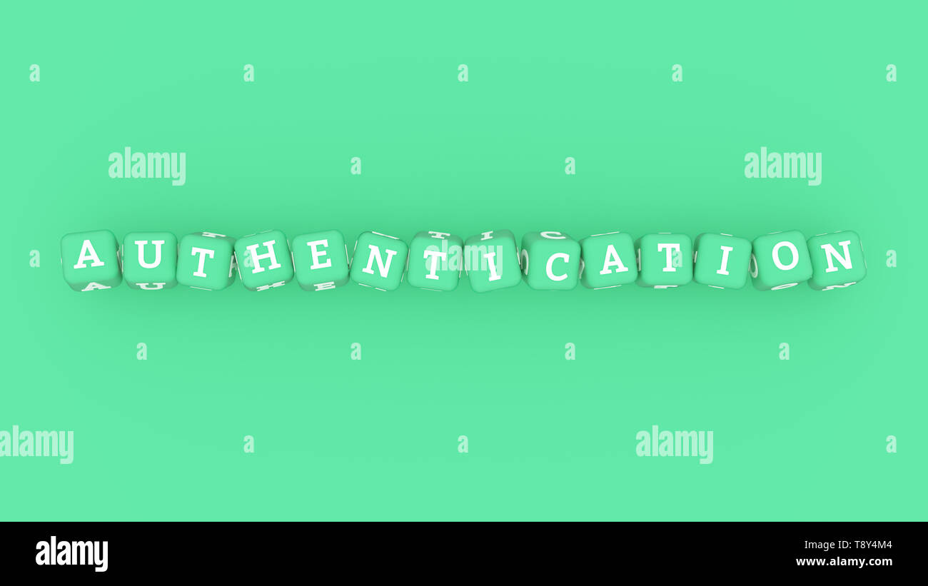 Authentication computer ICT keyword. Graphic resource, texture or ...