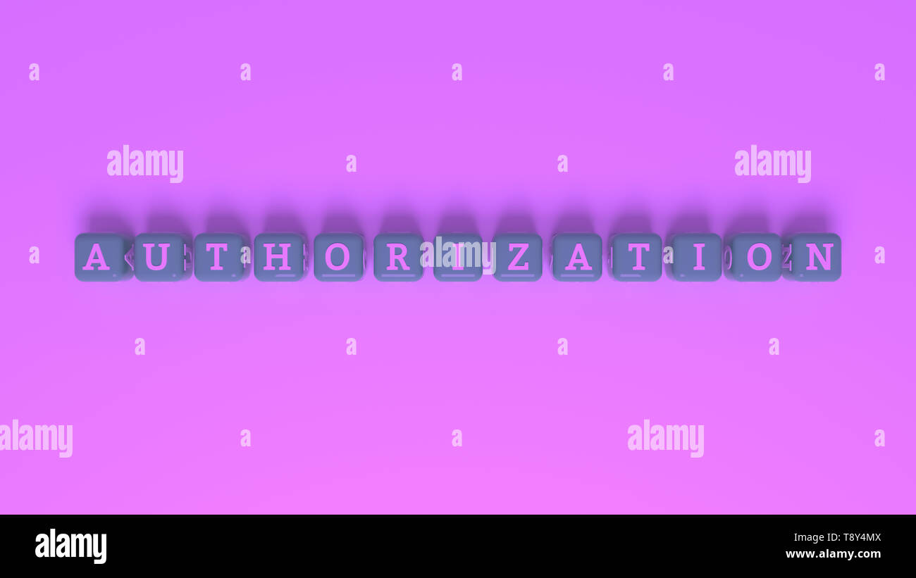 Authorization computer ICT keyword. Graphic resource, texture or ...