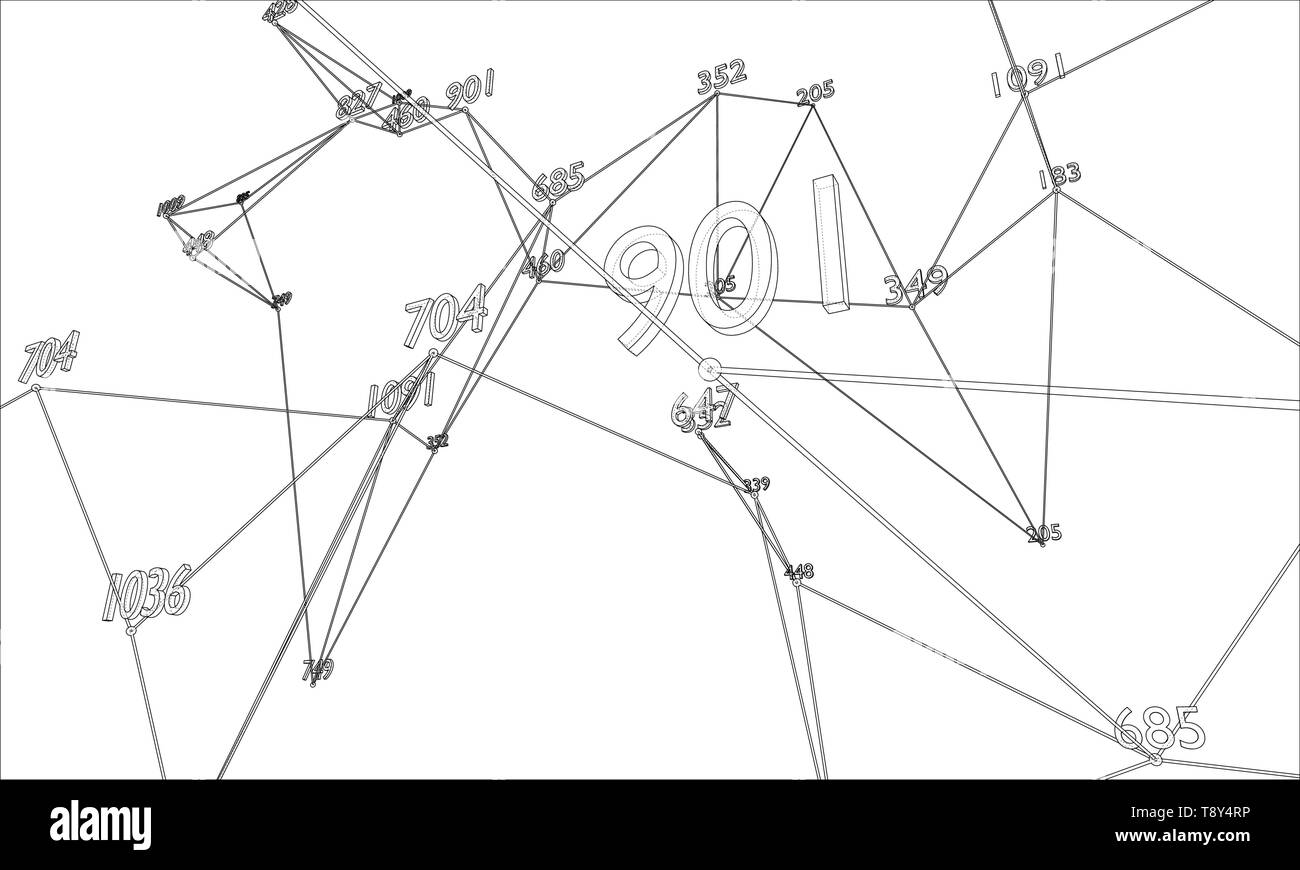 Abstract word cloud Outline. Vector Stock Vector Image & Art - Alamy