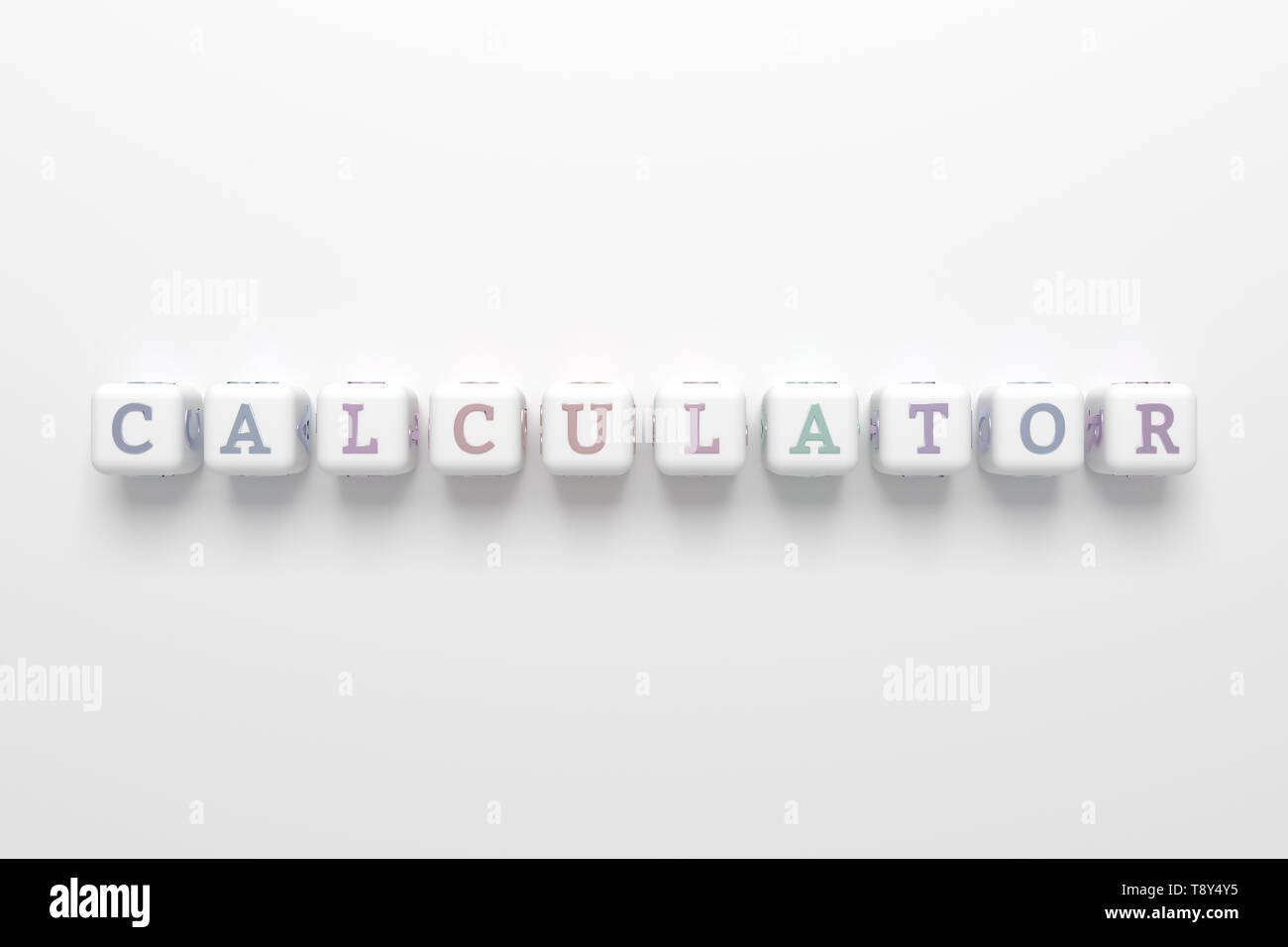 Calculator computer ICT keyword. Graphic resource, texture or ...