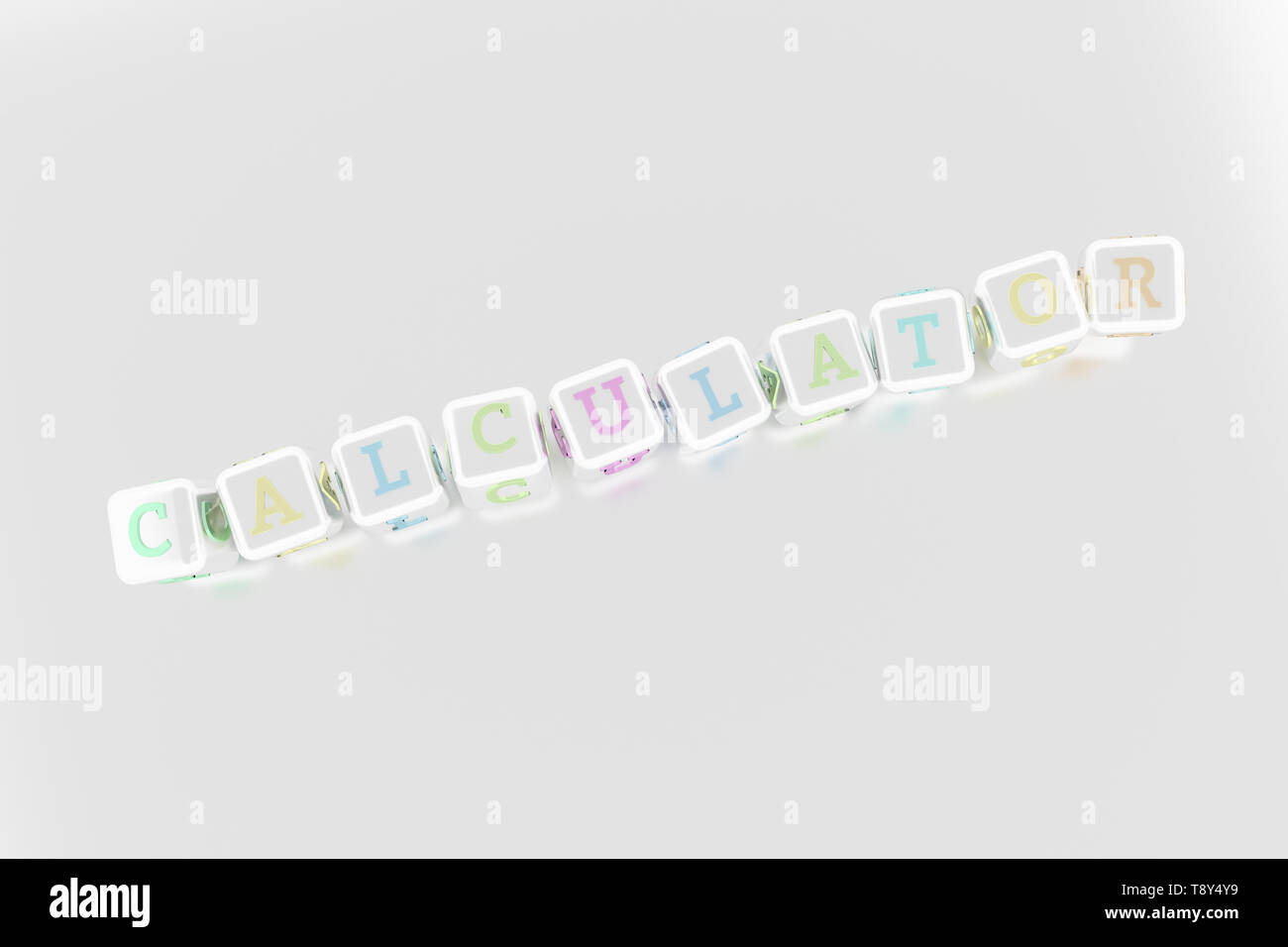 Calculator computer ICT keyword. Graphic resource, texture or ...