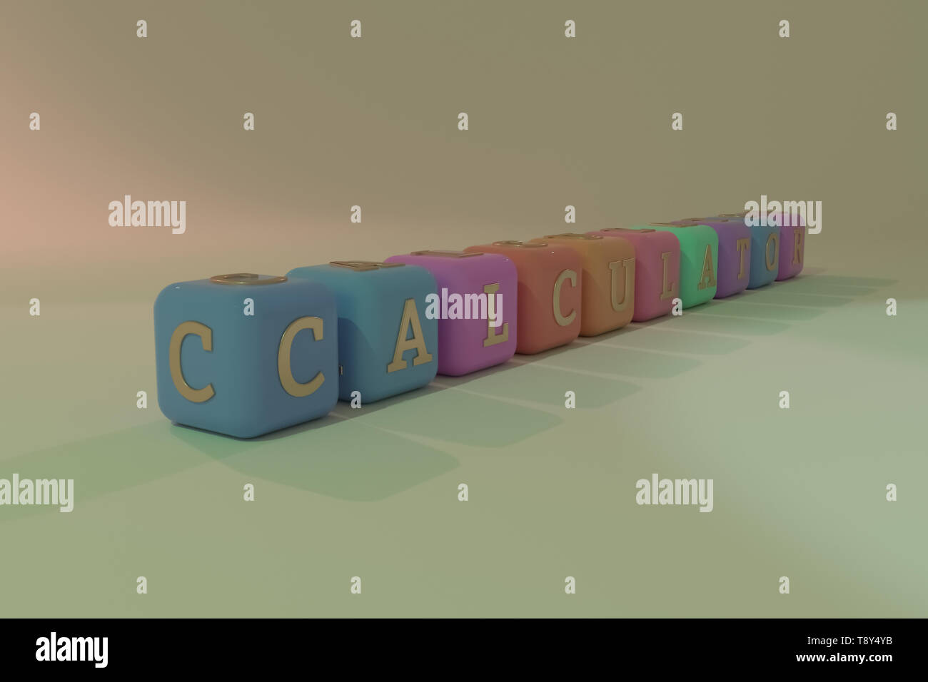 Calculator computer ICT keyword. Graphic resource, texture or ...