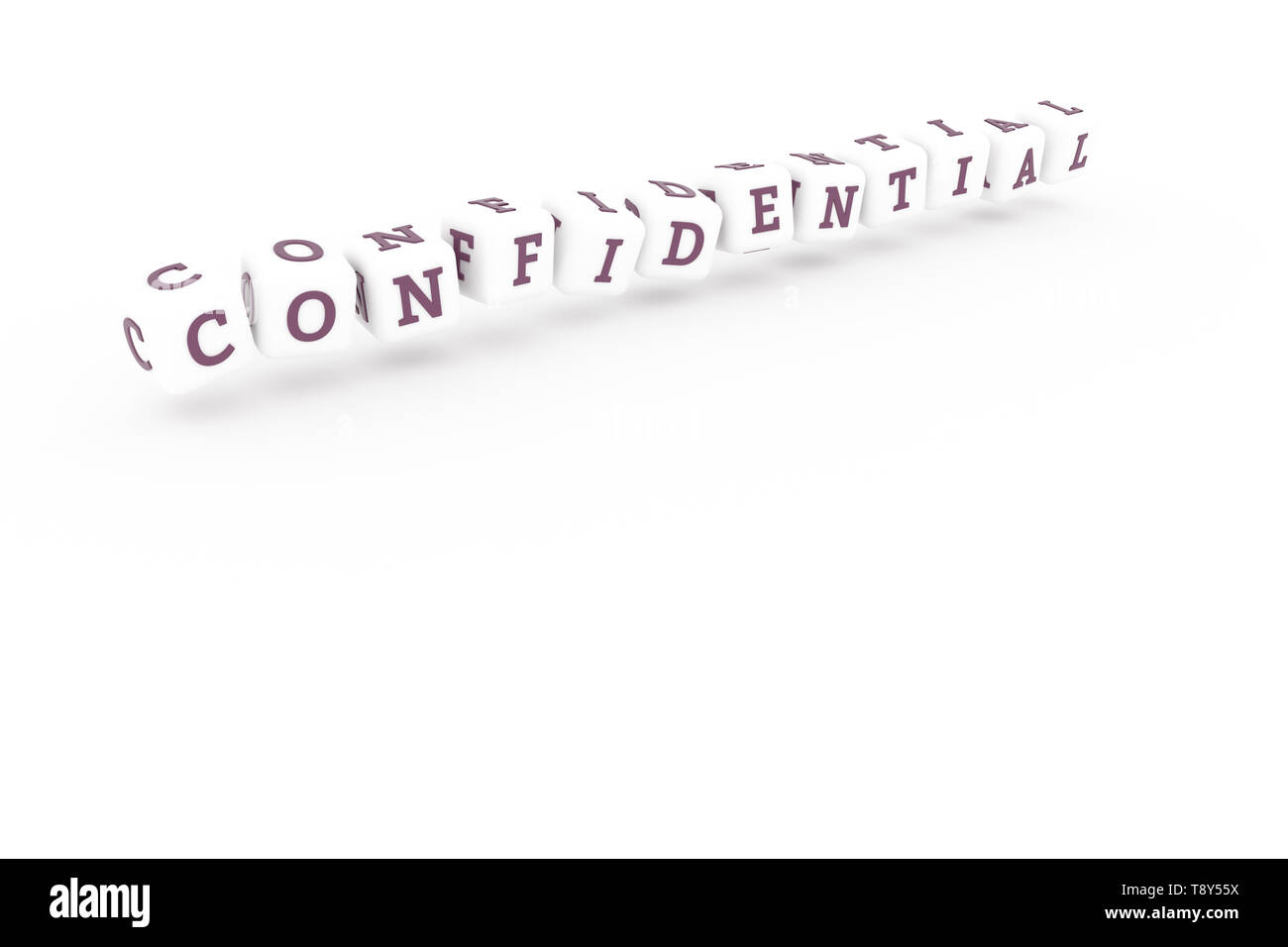 Confidential computer ICT keyword. Graphic resource, texture or ...