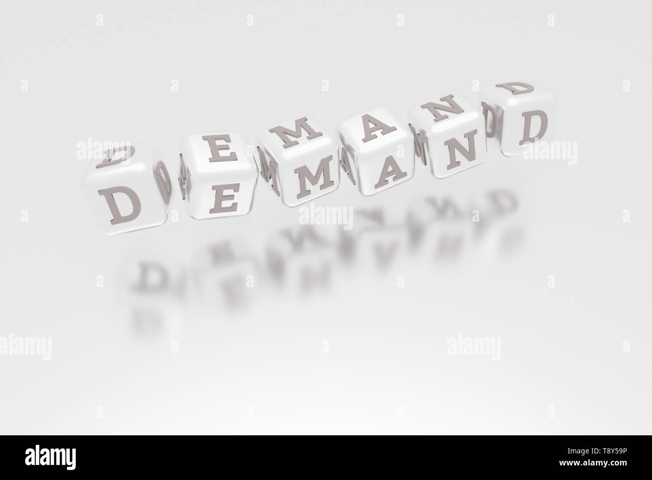 Demand computer ICT keyword. Graphic resource, texture or background ...