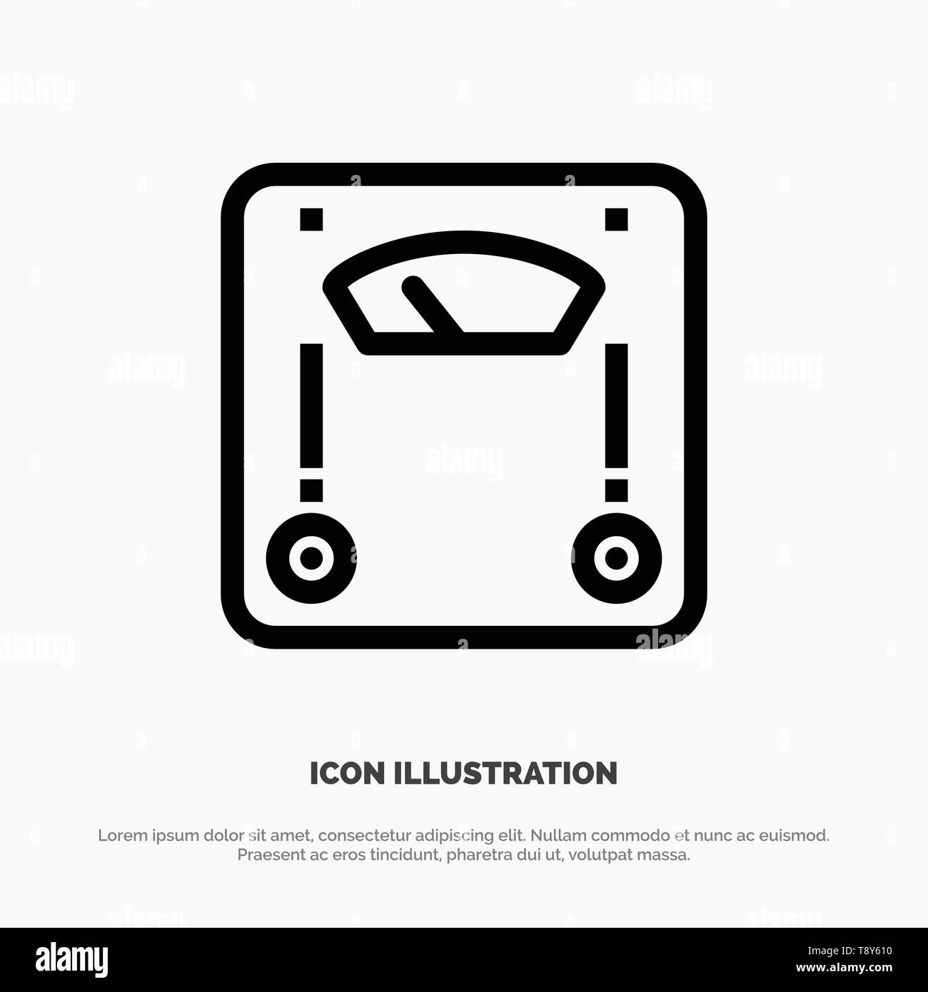 Weighing scale vector vectors hi-res stock photography and images - Alamy