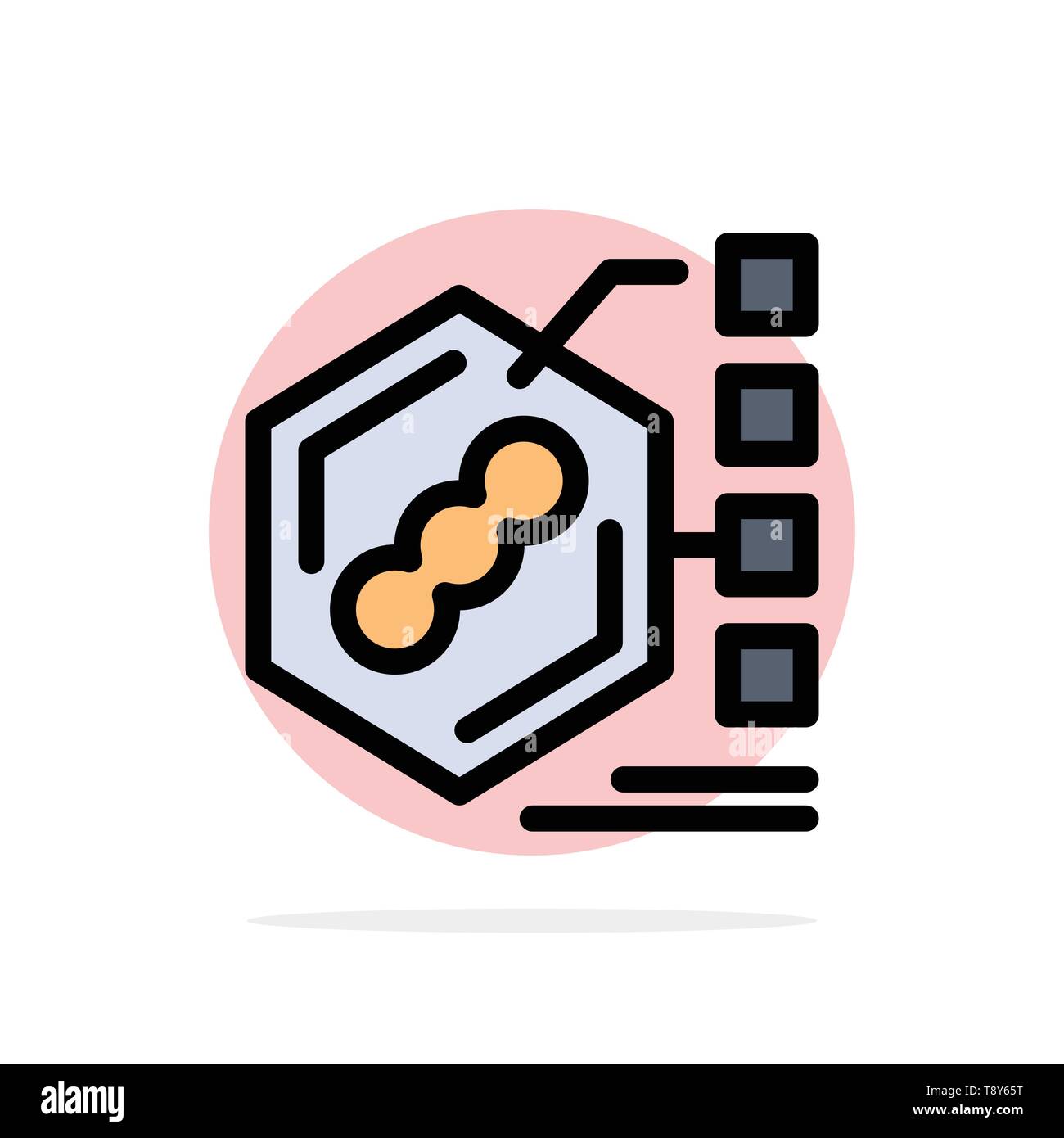 Red color bacteria icon hi-res stock photography and images - Alamy