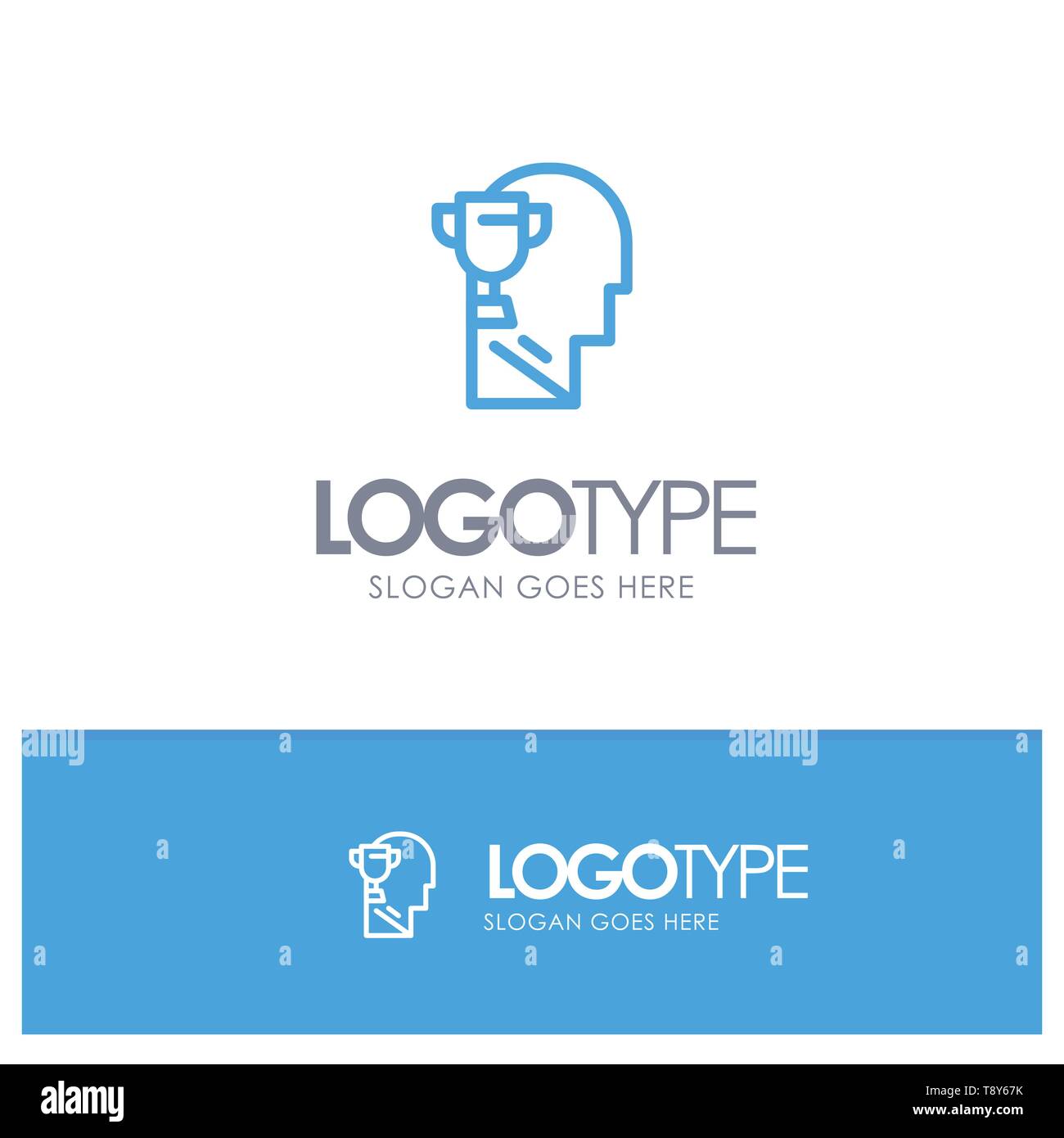 Brain outline artwork hi-res stock photography and images - Alamy