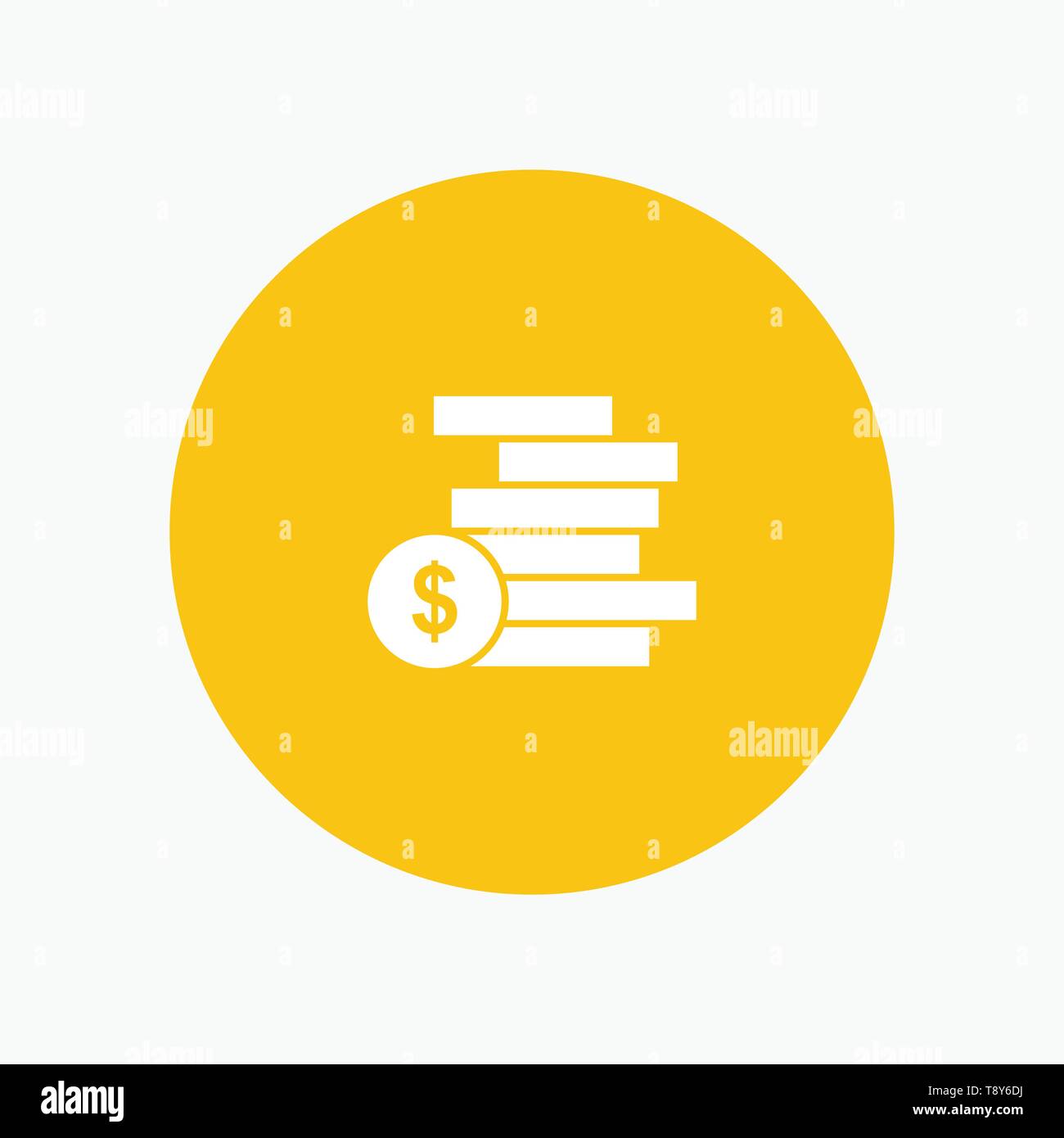 Coins currency money stack pictogram hi-res stock photography and ...