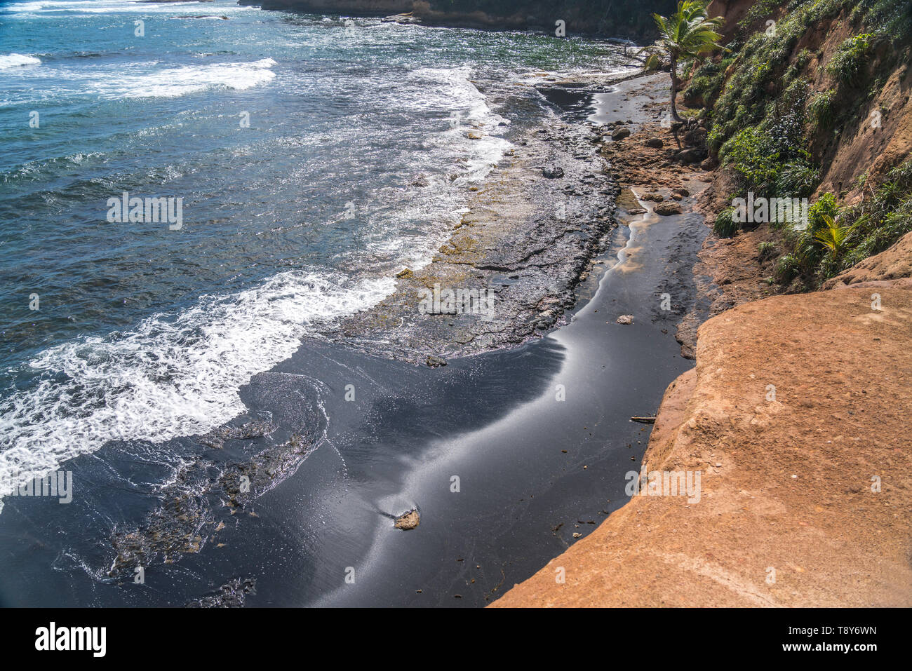 Dominica Black Sand Beach