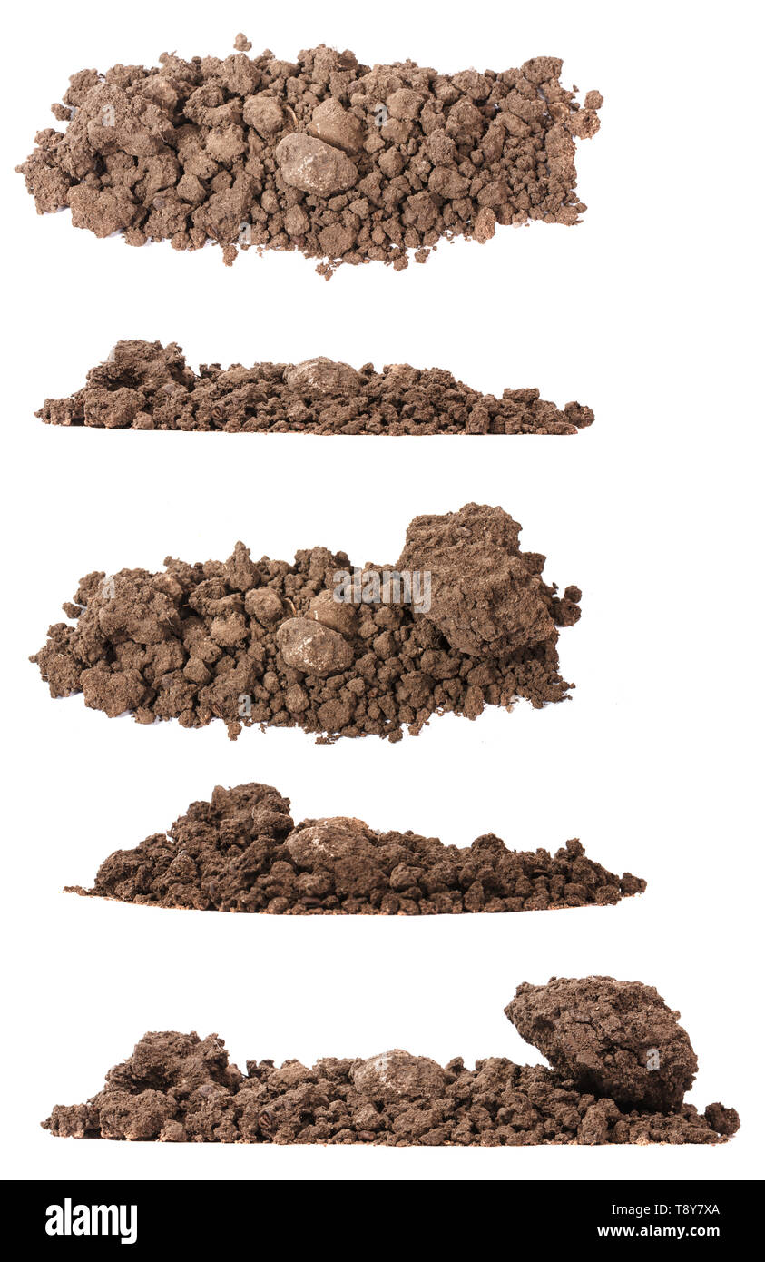 Lumps of mud Cut Out Stock Images & Pictures - Alamy