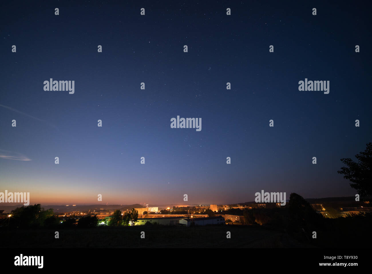 Night sky panorama Stock Photo - Alamy