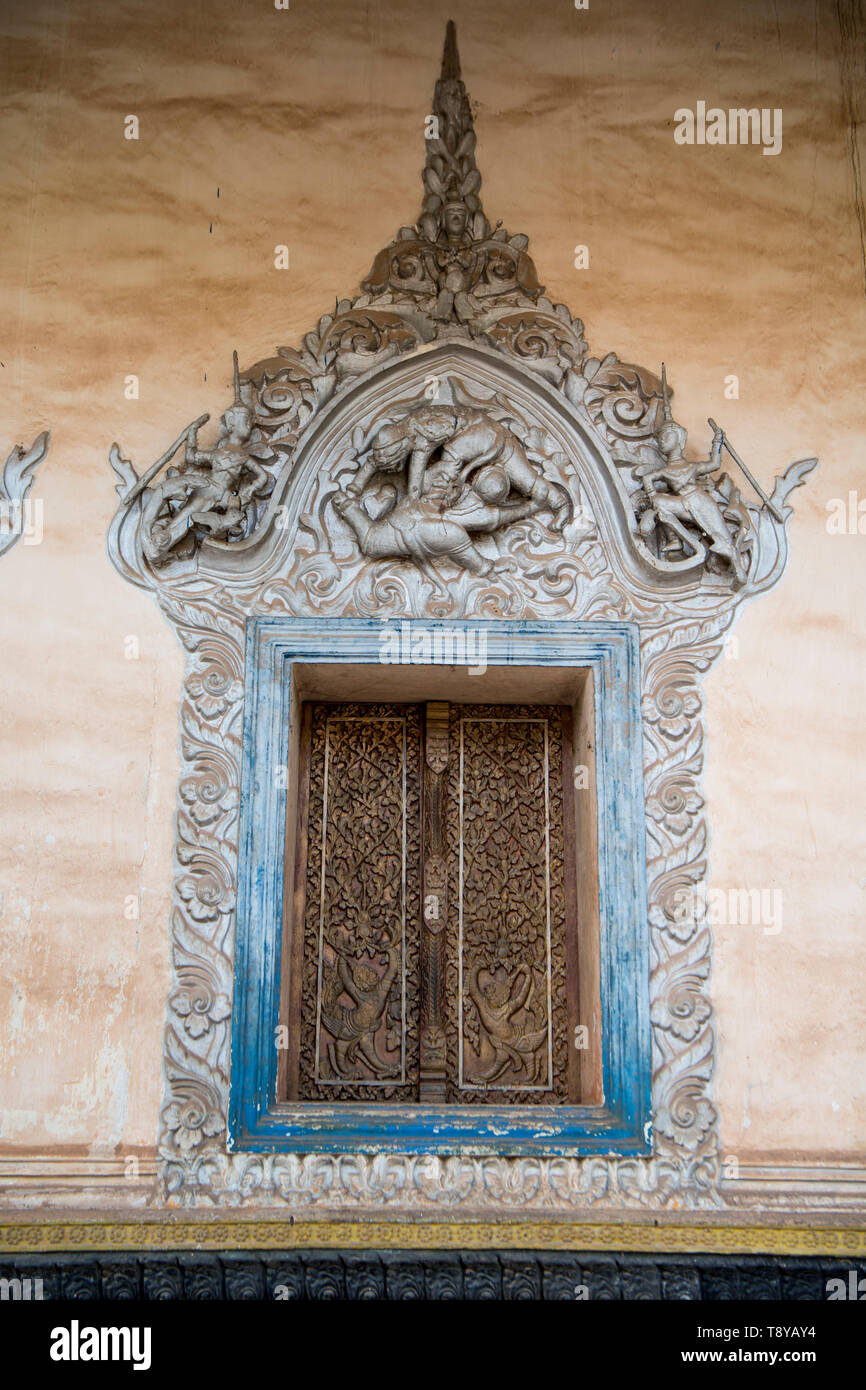 the Wat Bo Temple in the city of Siem Reap in northwest of Cambodia ...