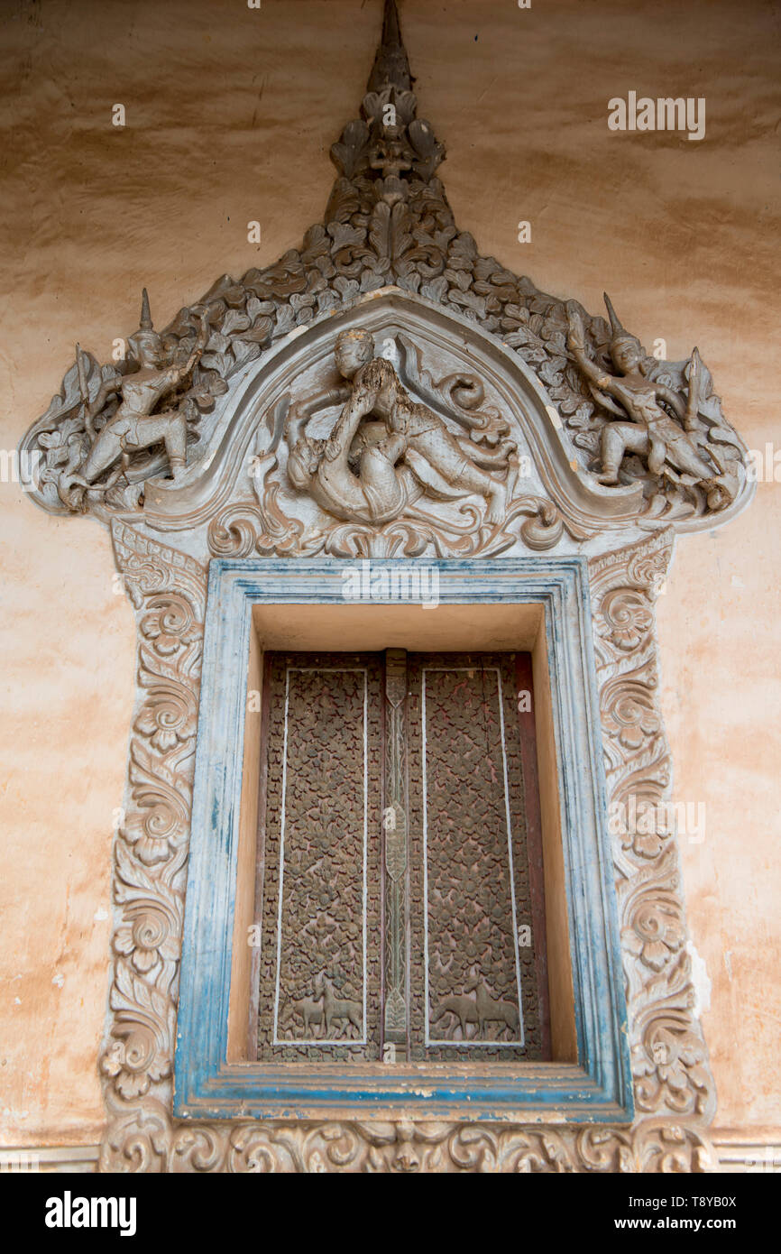 the Wat Bo Temple in the city of Siem Reap in northwest of Cambodia ...