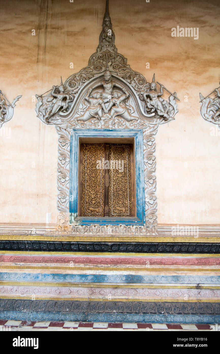 the Wat Bo Temple in the city of Siem Reap in northwest of Cambodia ...
