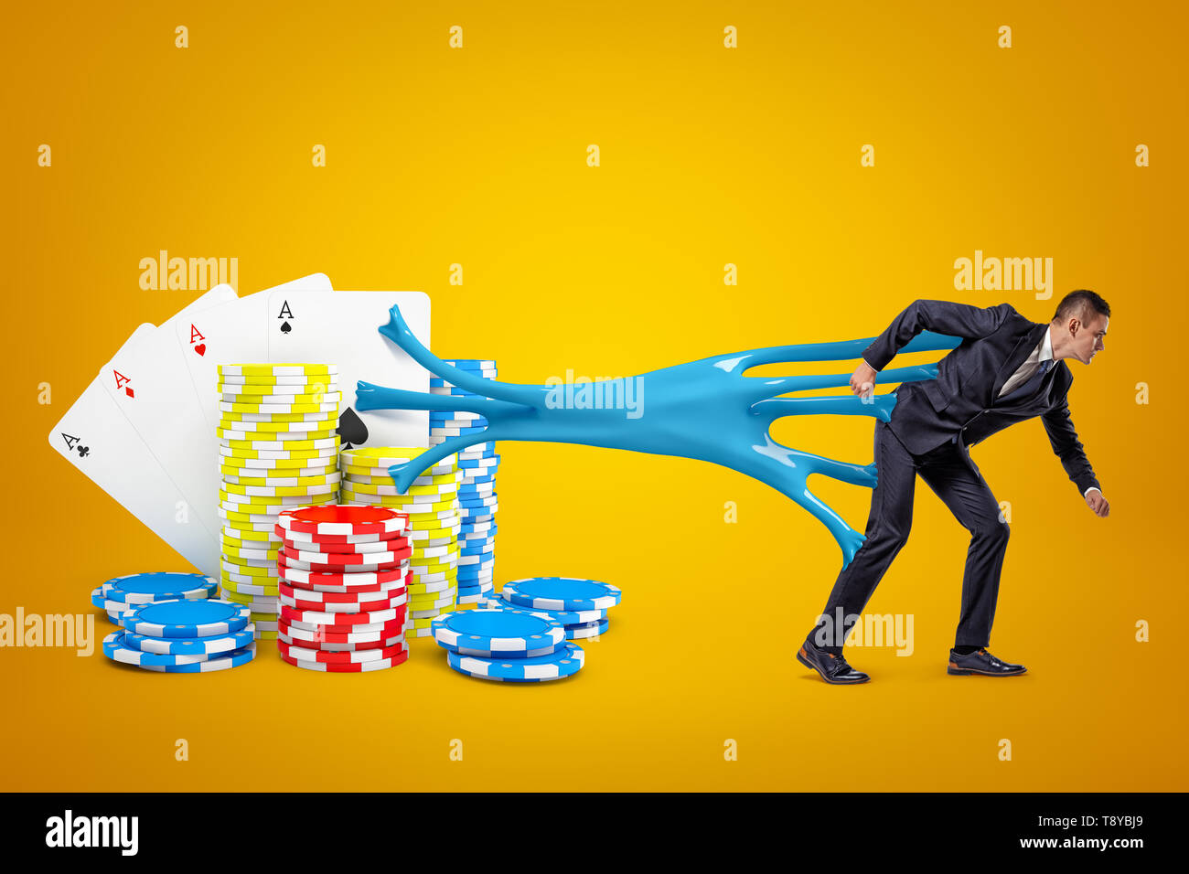 Businessman playing cards hi-res stock photography and images - Alamy