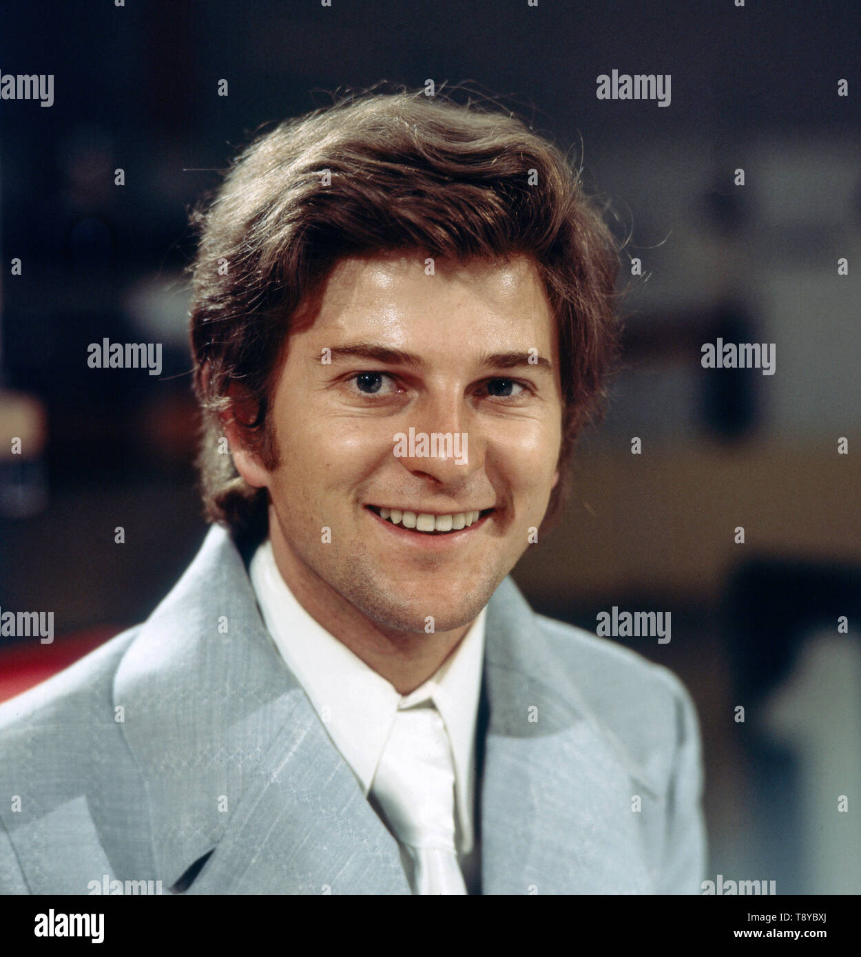 Der deutsche Schlagersänger Ulli Martin während eines Auftritts bei der ...