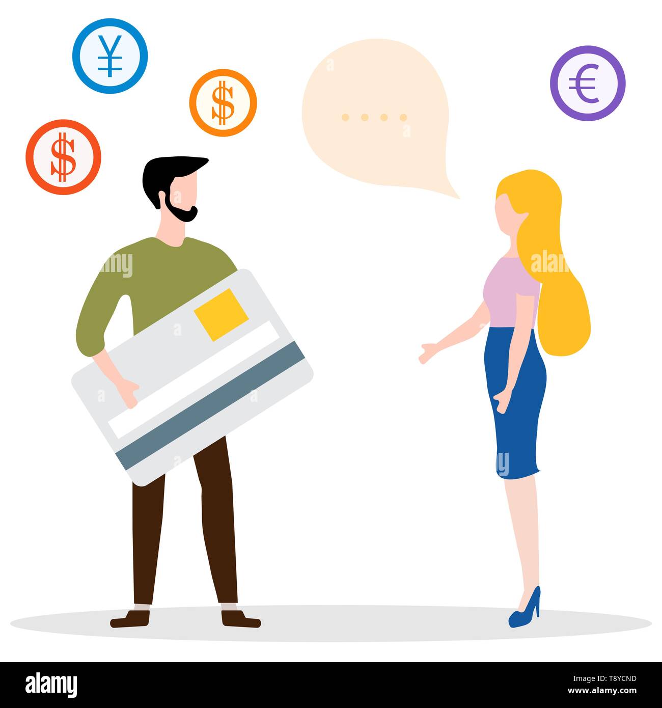 Helping clients Stock Vector Images - Alamy