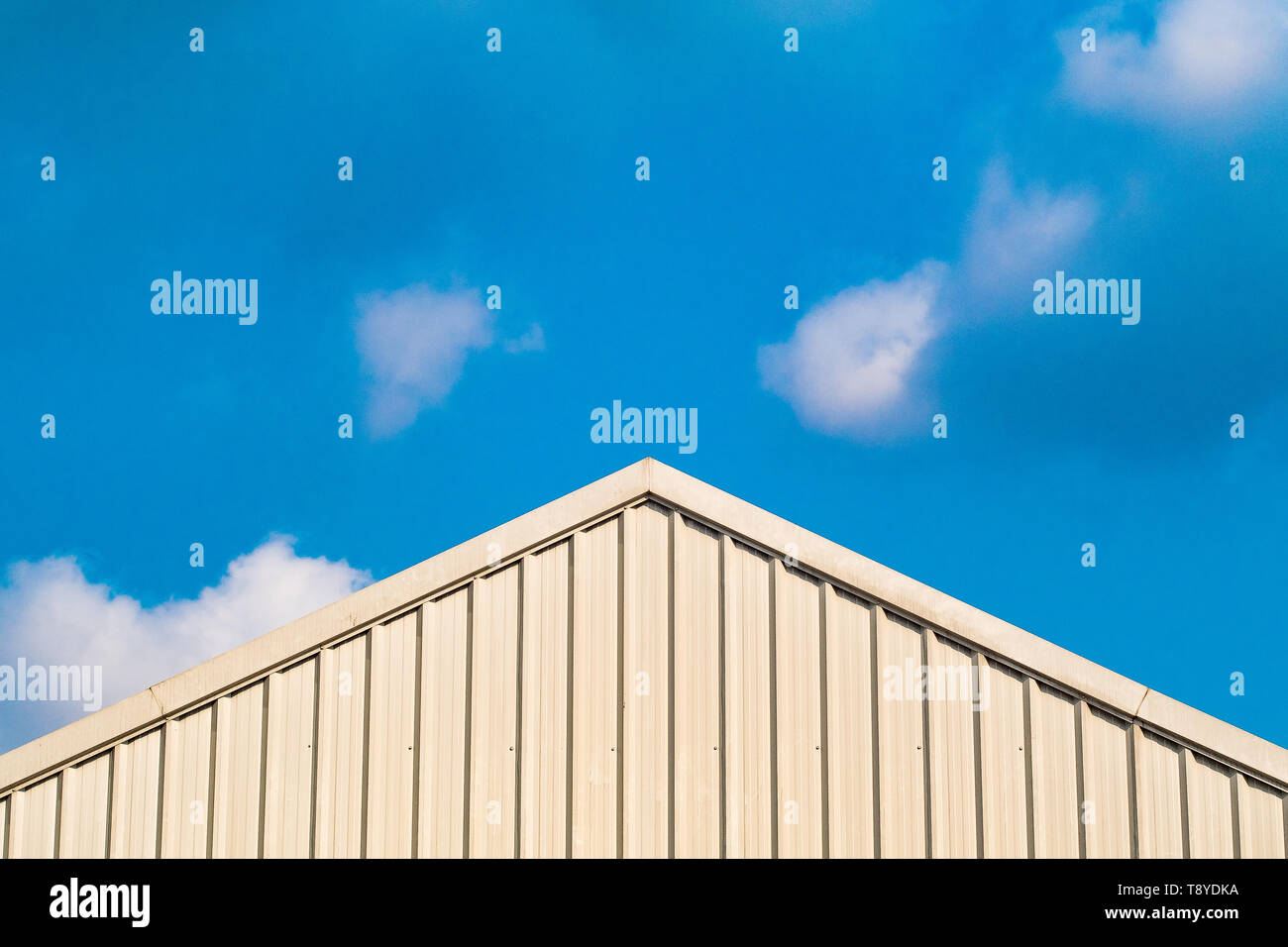 gable roof metal steel construction house country style concept idea ...