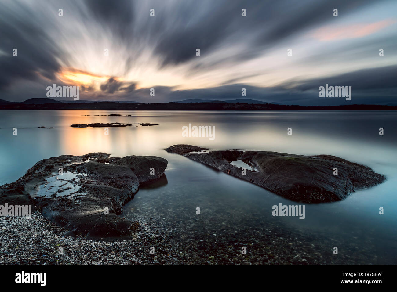 Moses Point, North Saanich, Vancouver Island, BC, Canada Stock Photo ...