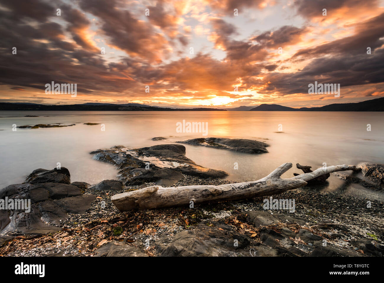 Moses Point, North Saanich, Vancouver Island, BC, Canada Stock Photo ...