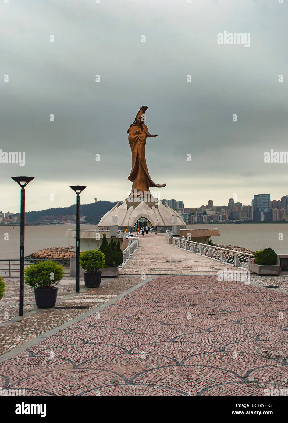 The Kun Lam Statue on the waterfront in Macau Stock Photo - Alamy