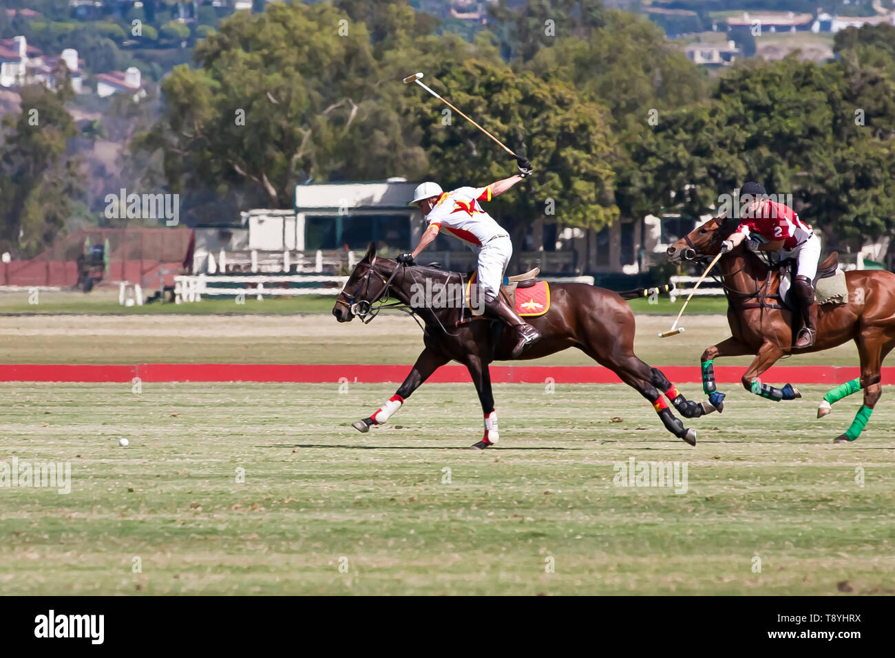 Polo at the polo field in Del Mar Stock Photo - Alamy