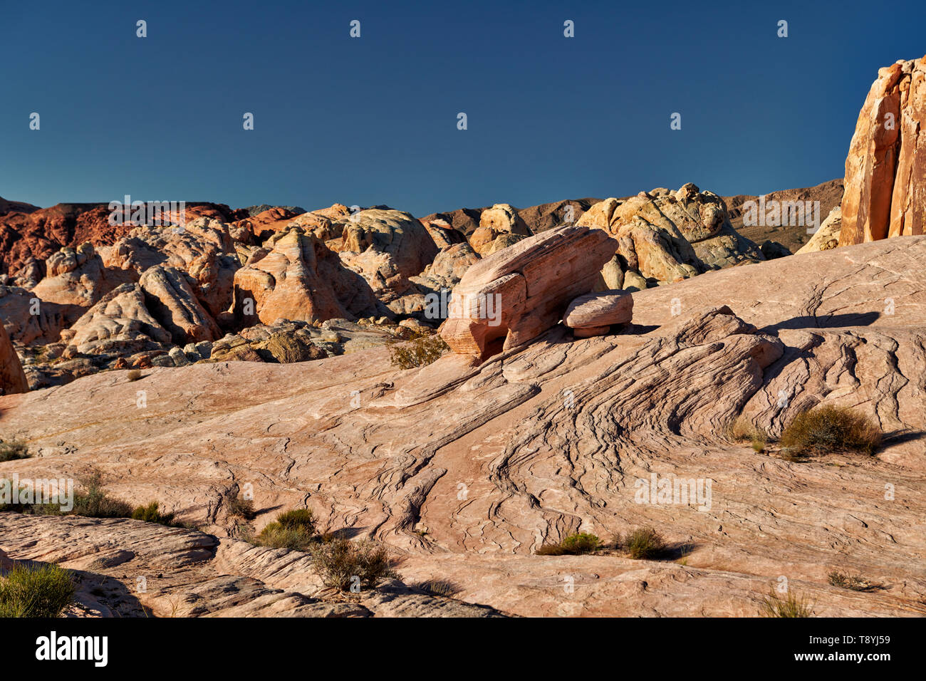 stone structures of Valley of Fire State Park, Nevada, USA, North ...