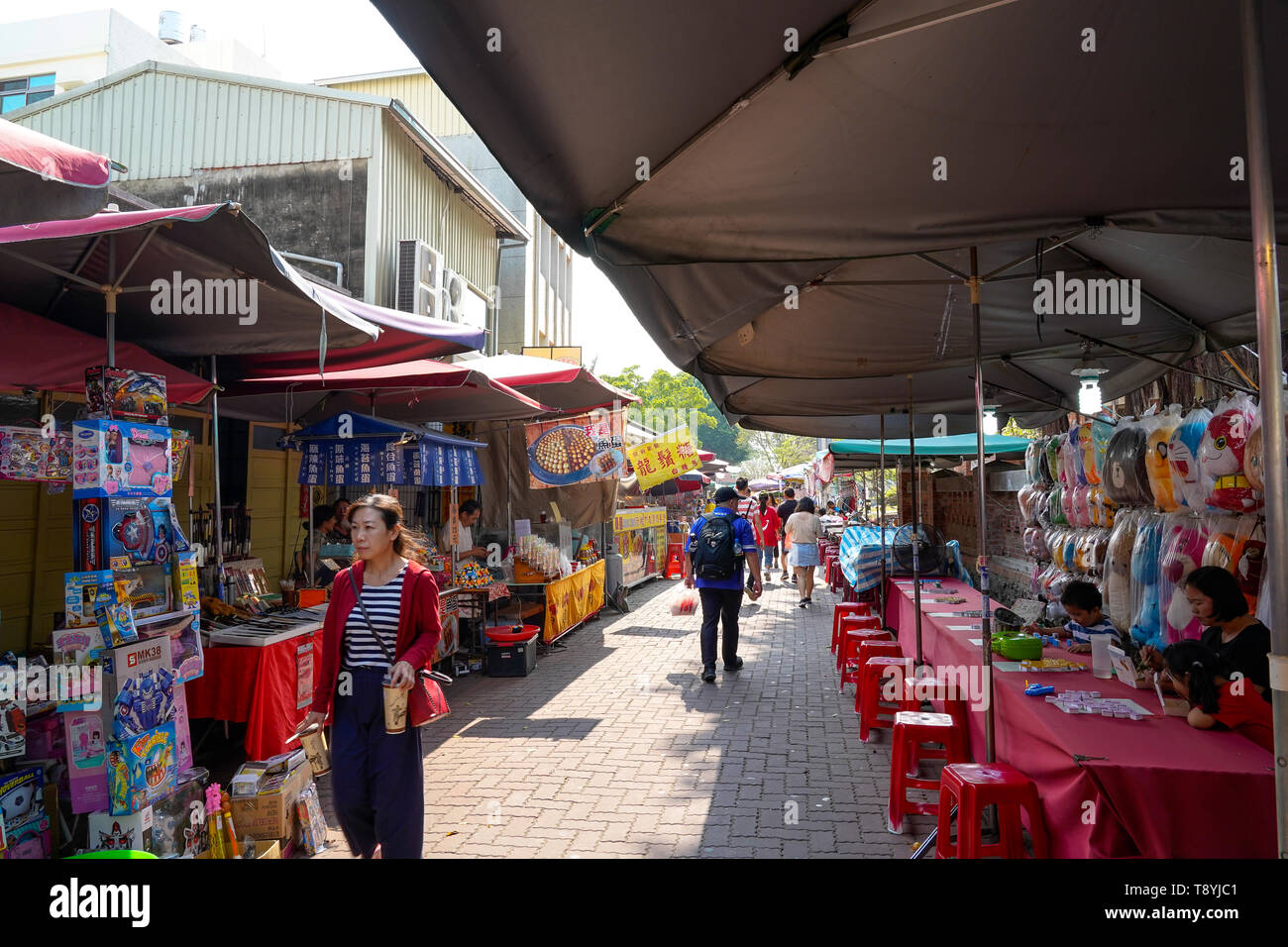 Anping old street ( Yanping Street ). A historic street in Anping ...