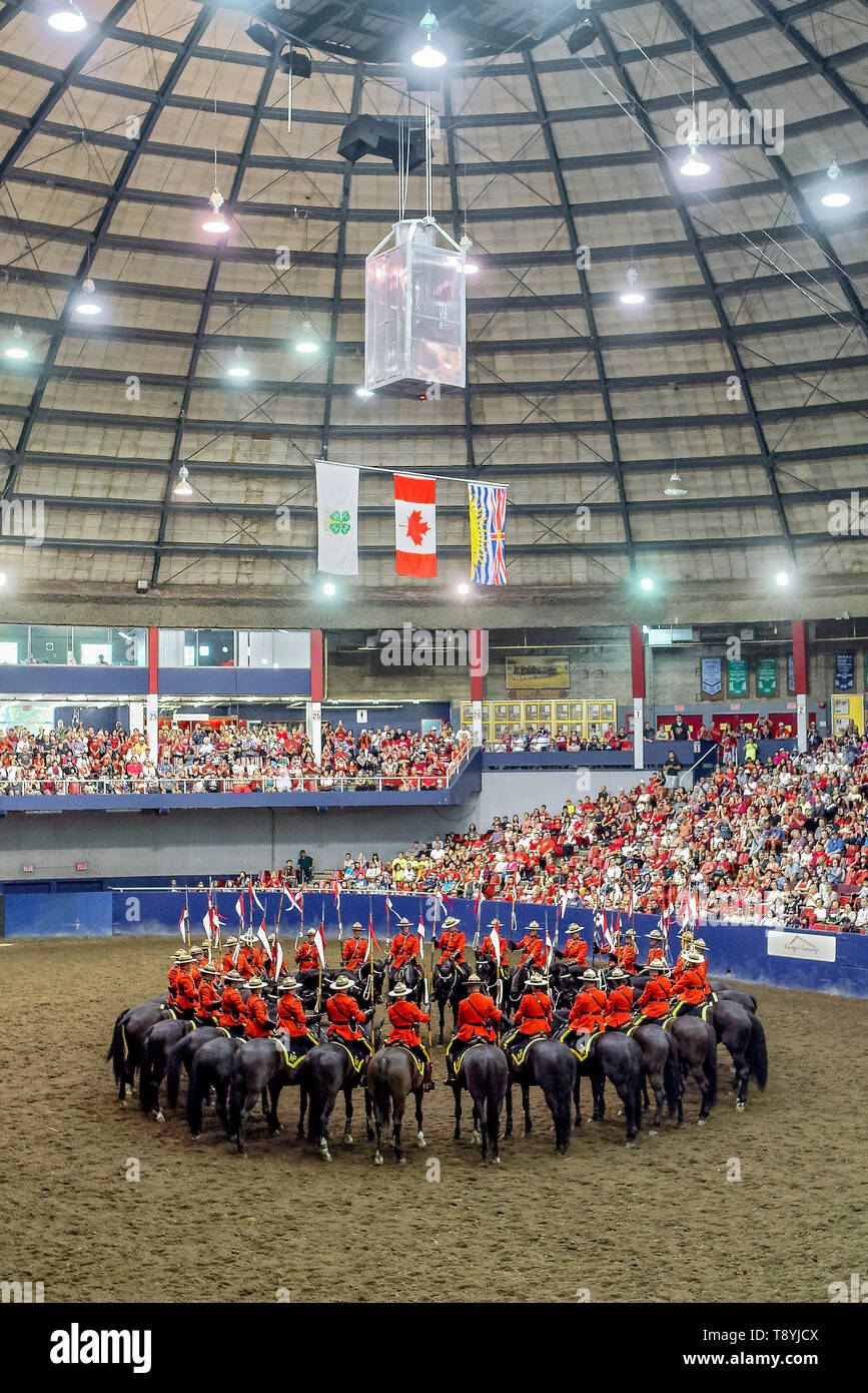 RCMP Musical Ride performance, Vancouver, British Columbia, Canada ...