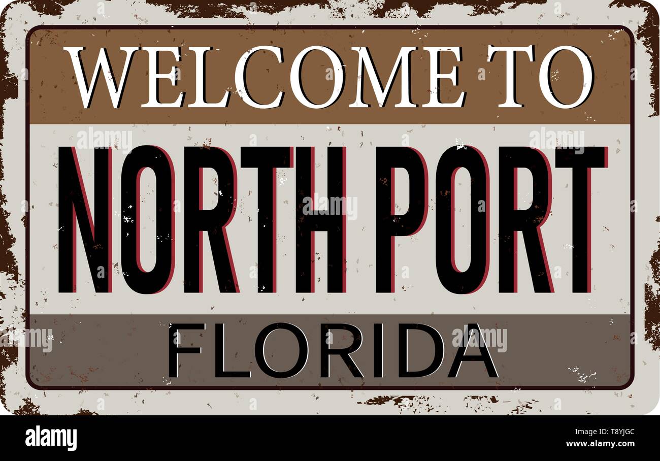 Welcome to north port florida USA, United States of America colors ...