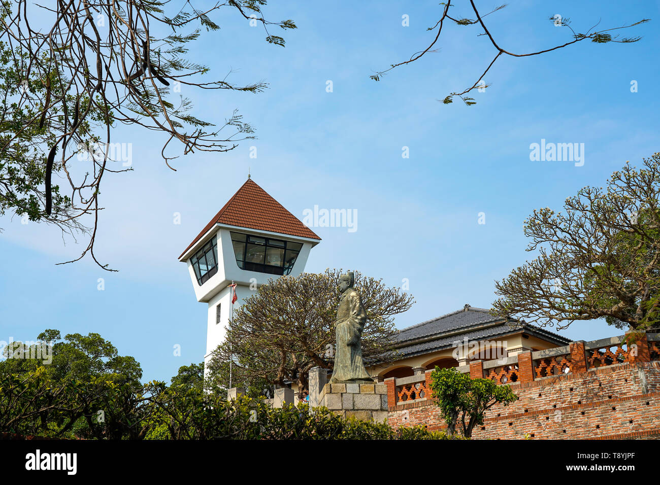 Anping Old Fort in Tainan, Taiwan. Anping Fort is built on the ...