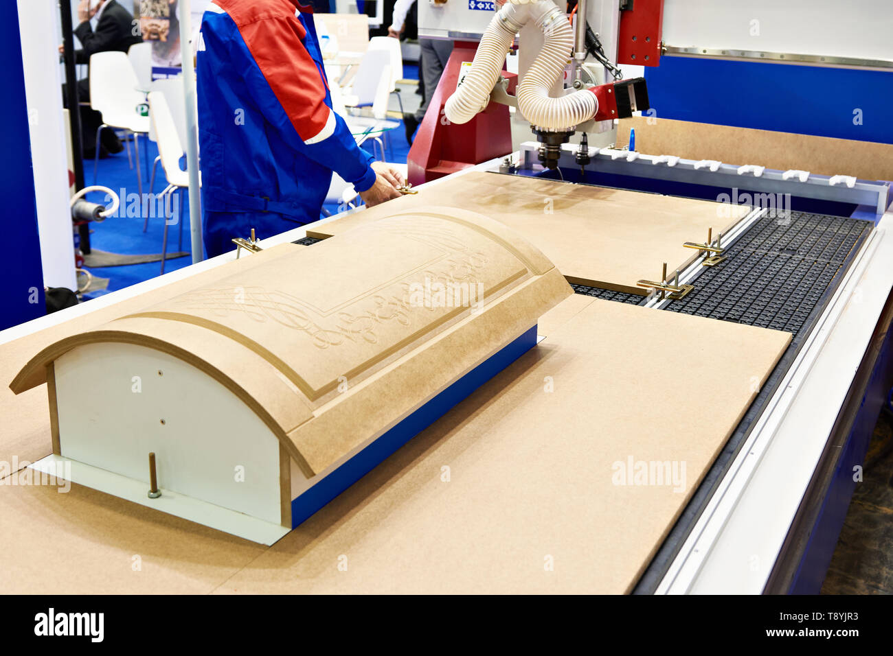 Wood furniture factory machine hi-res stock photography and images - Alamy