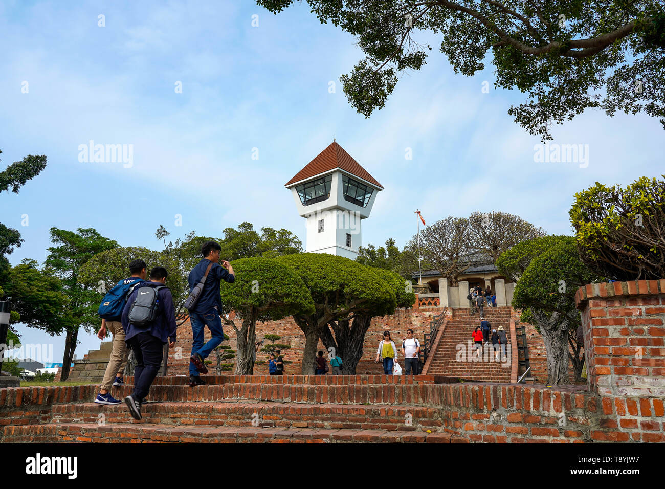 Anping Old Fort in Tainan, Taiwan. Anping Fort is built on the ...