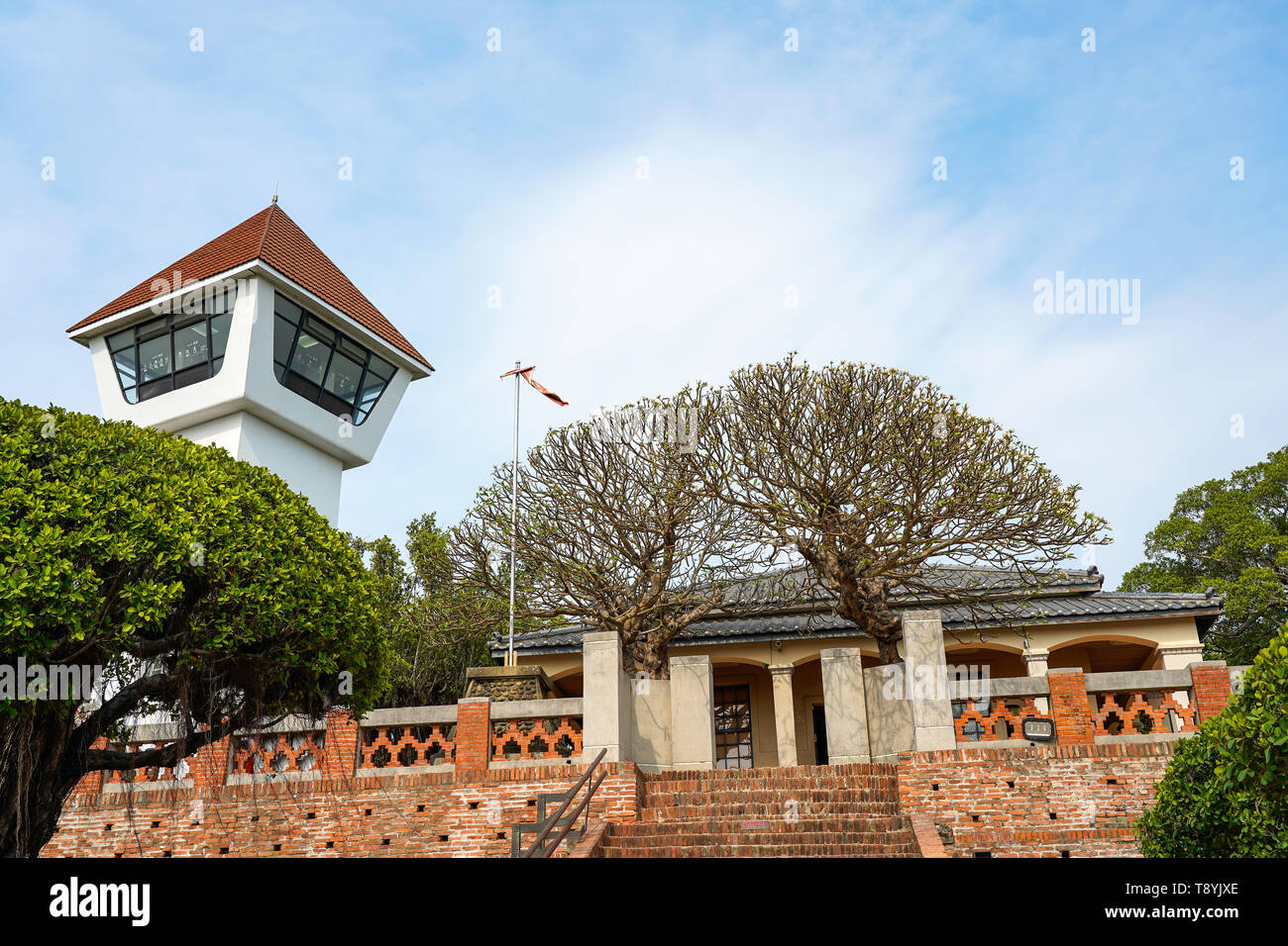 Anping Old Fort in Tainan, Taiwan. Anping Fort is built on the ...