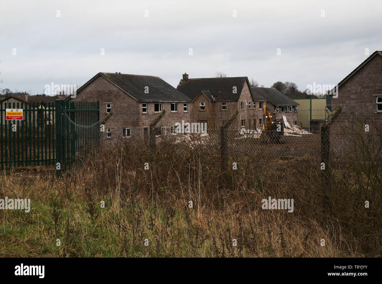 Irish ghost estate Stock Photo - Alamy