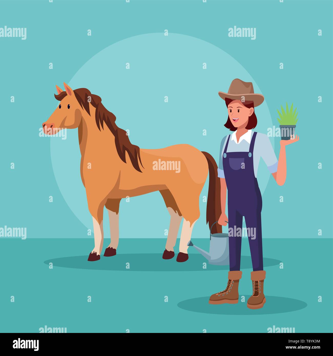 Farm rural cartoons Stock Vector Image & Art - Alamy