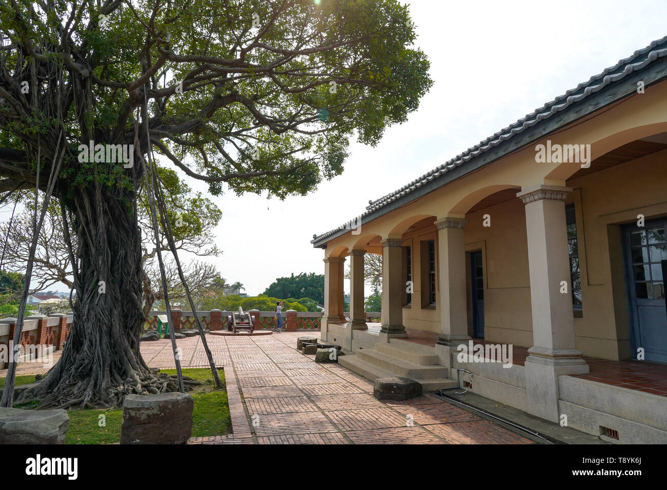 Anping Old Fort in Tainan, Taiwan. Anping Fort is built on the ...