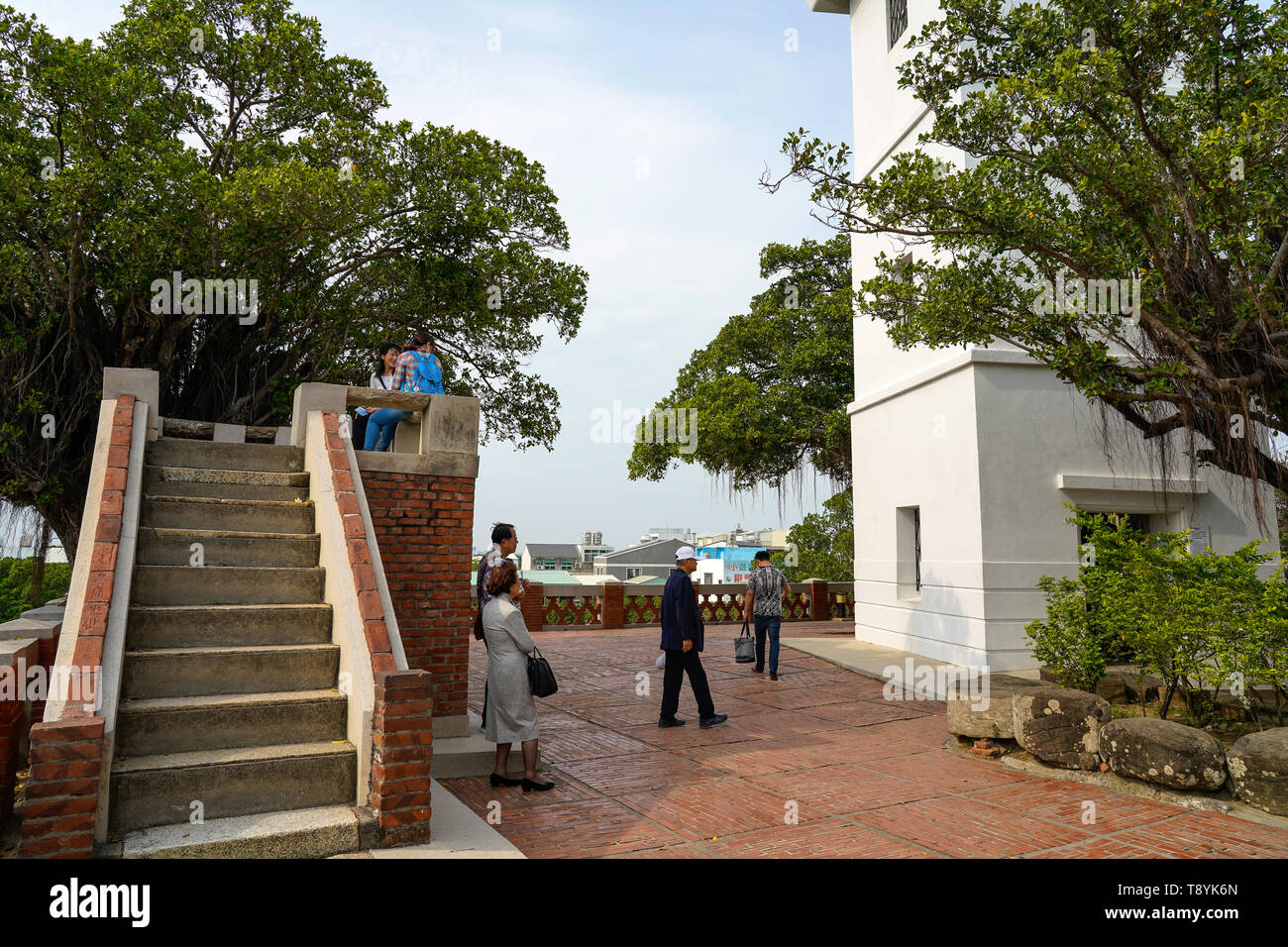 Anping Old Fort in Tainan, Taiwan. Anping Fort is built on the ...