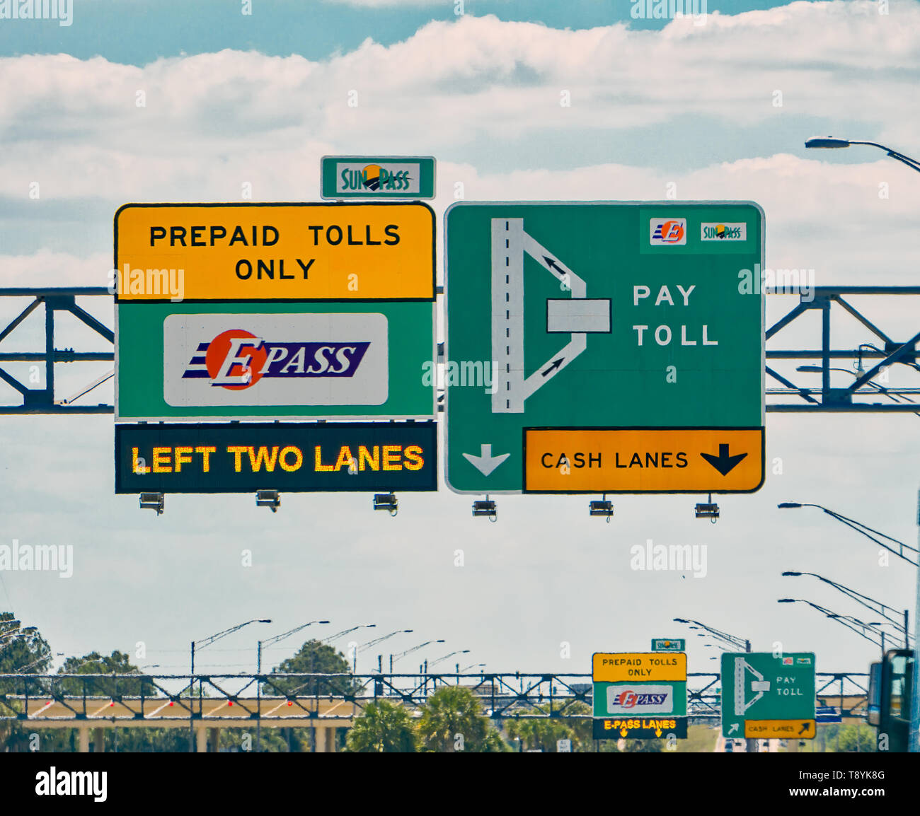 Approach to toll booth hi-res stock photography and images - Alamy