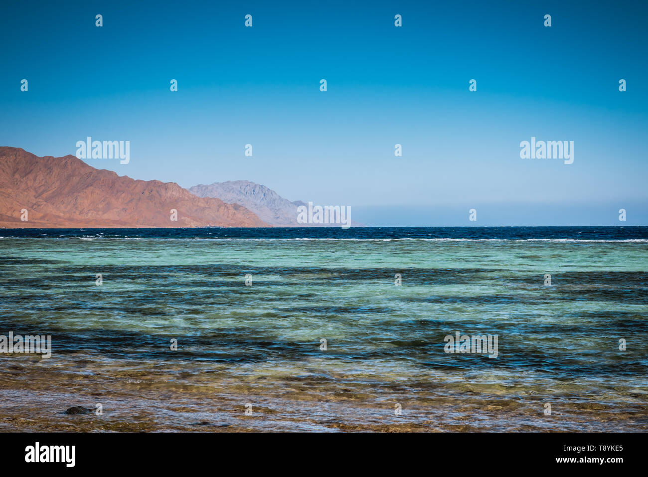View to coastline of Red sea, Egypt Stock Photo - Alamy