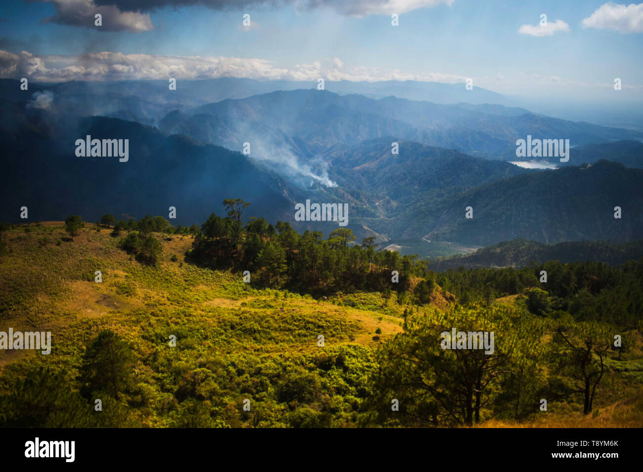 Luzon Mountains Village Cordillera Mountains Luzon Philippines Stock