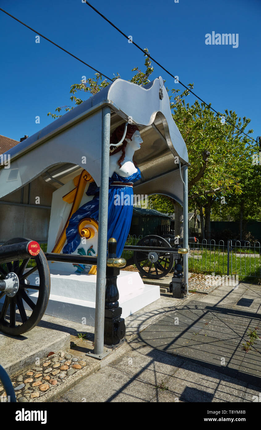 The Arethusa Venture Centre,Lower Upnor, Kent,UK. Showing the 19th ...